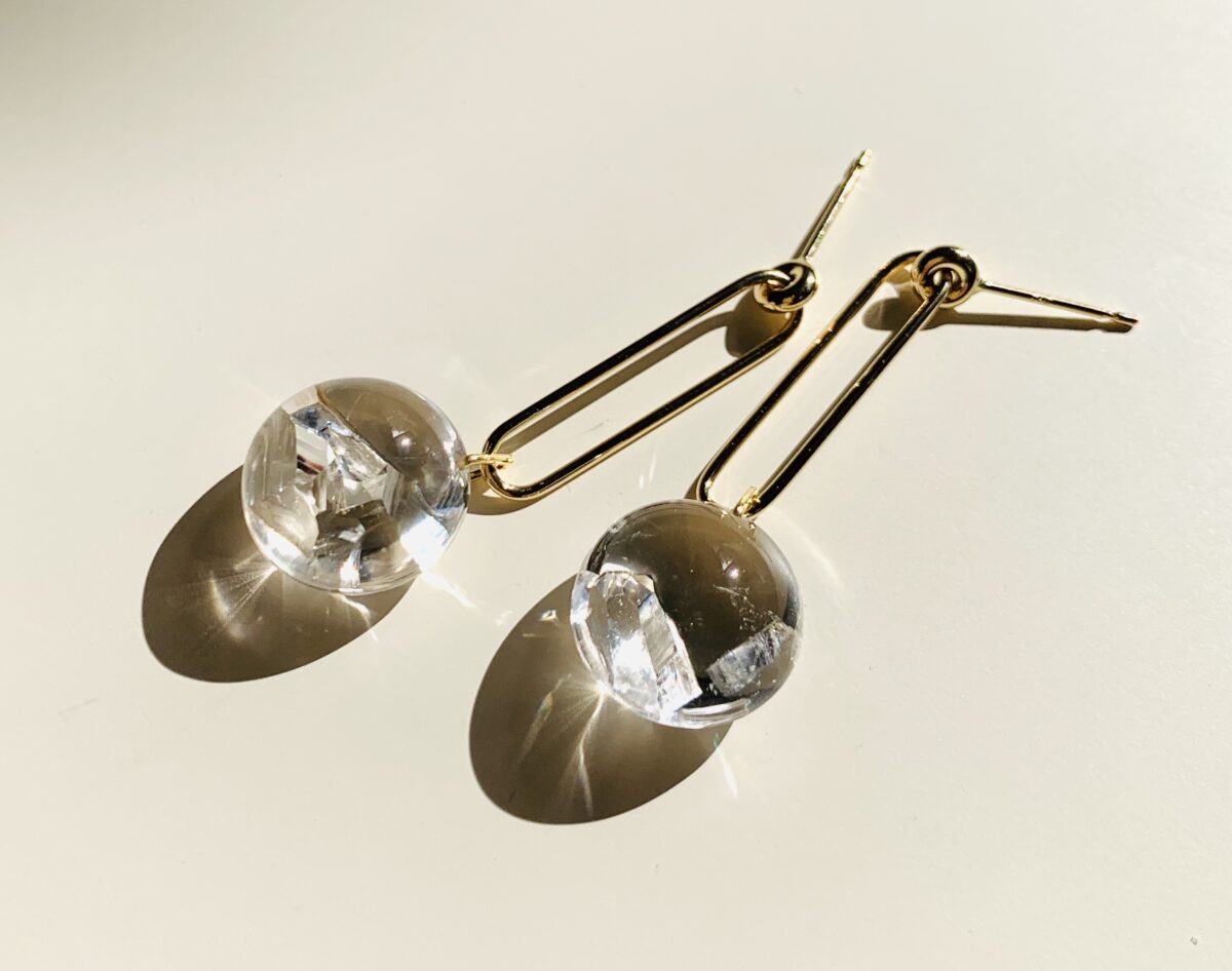 クォーツインクォーツ オーダーピアス – MITSUKO HAMADA